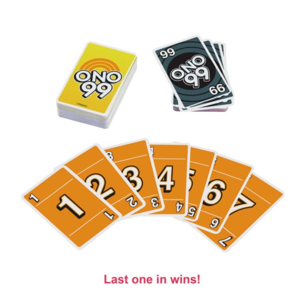 MATTEL UNO O'NO 99 CARD GAME
