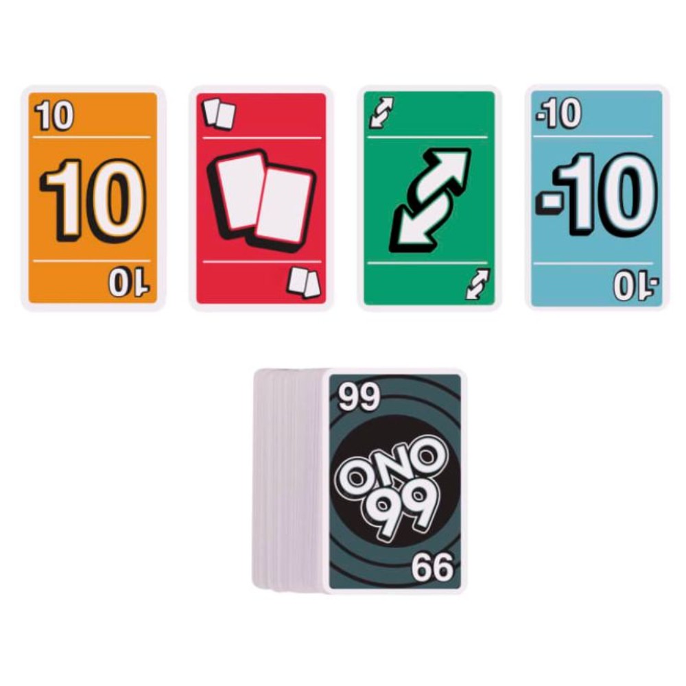 MATTEL UNO O'NO 99 CARD GAME
