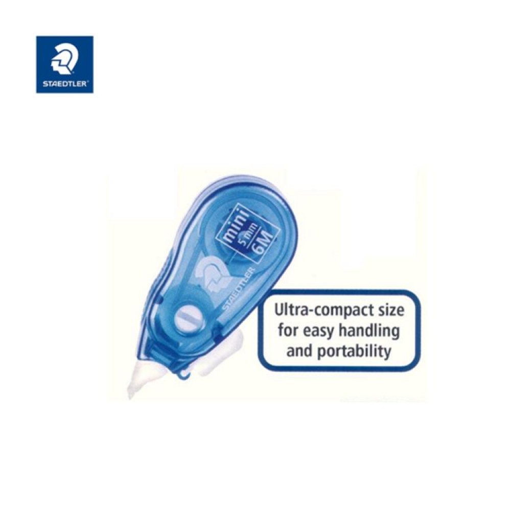 STAEDTLER MINI CORR TAPE 5MMX6M-BLUE
