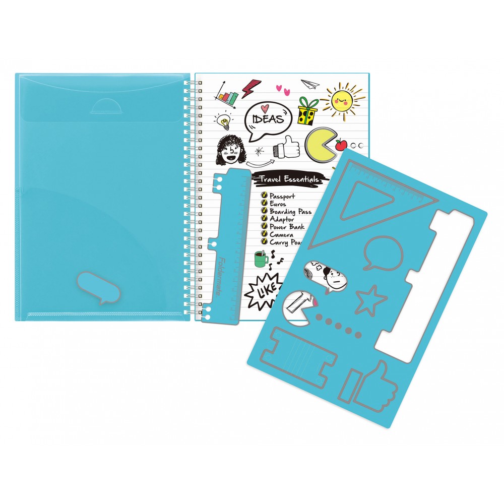 FOLDERMATE WEWRITE MY FUNLAND NOTEBOOK A5 PINK