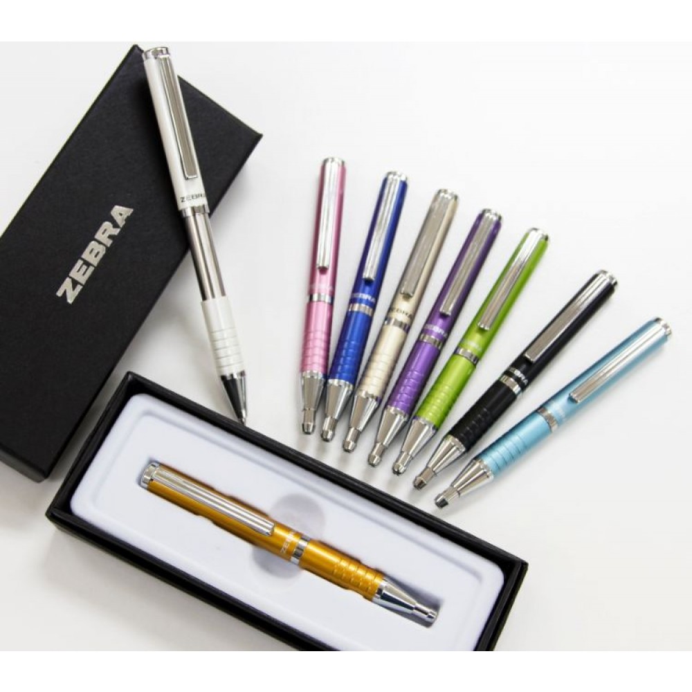 ZEBRA SLIDE BALLPOINT PEN SL-F1 0.7MM SILVER