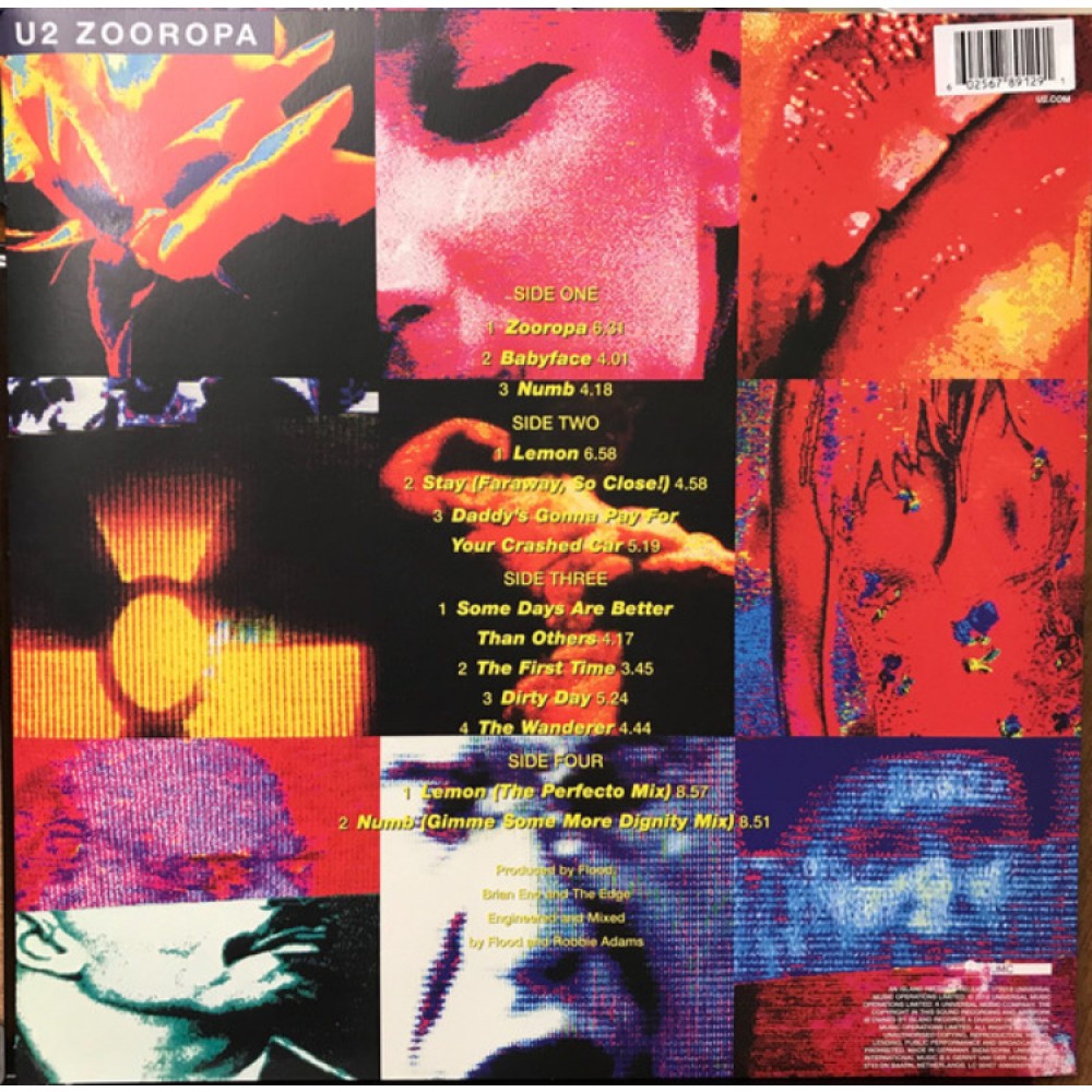 ZOOROPA – U2 (COLOR 2LP)