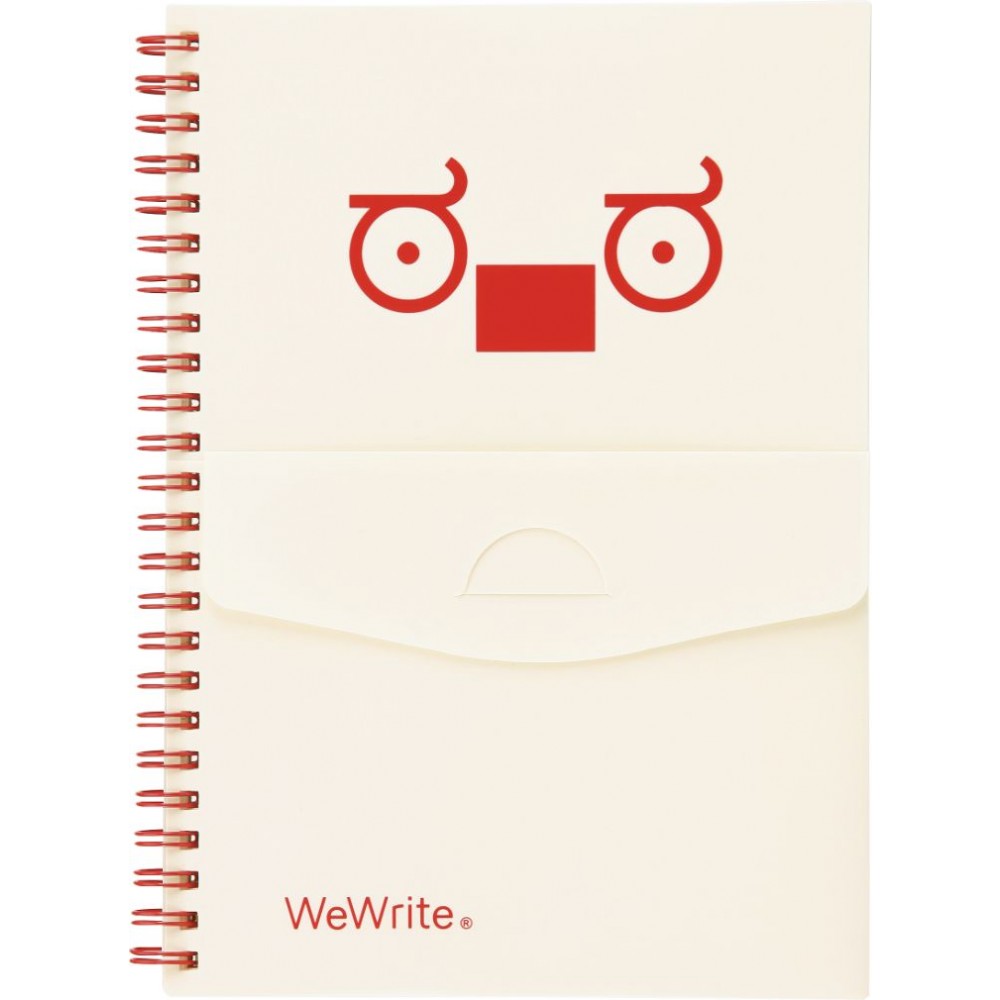 FOLDERMATE WEWRITE README SPIRAL NOTE BOOK A5 RED