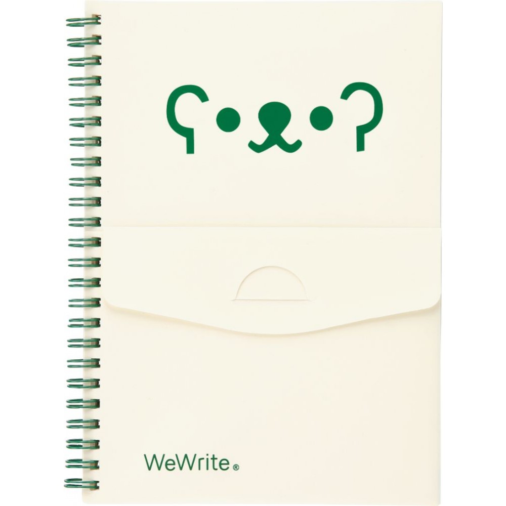 FOLDERMATE WEWRITE README SPIRAL NOTE BOOK A5 GREEN