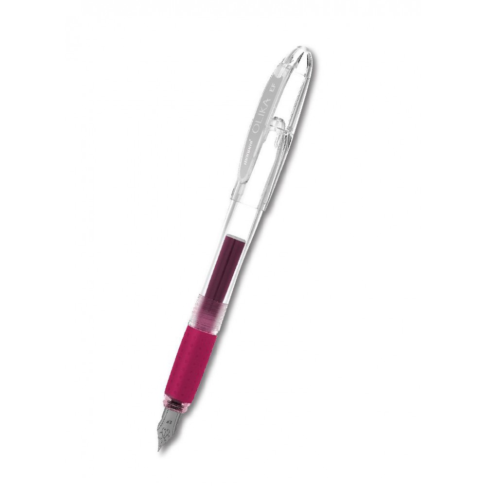 Monami Olika Fountain Pen Extra Fine - Red Purple