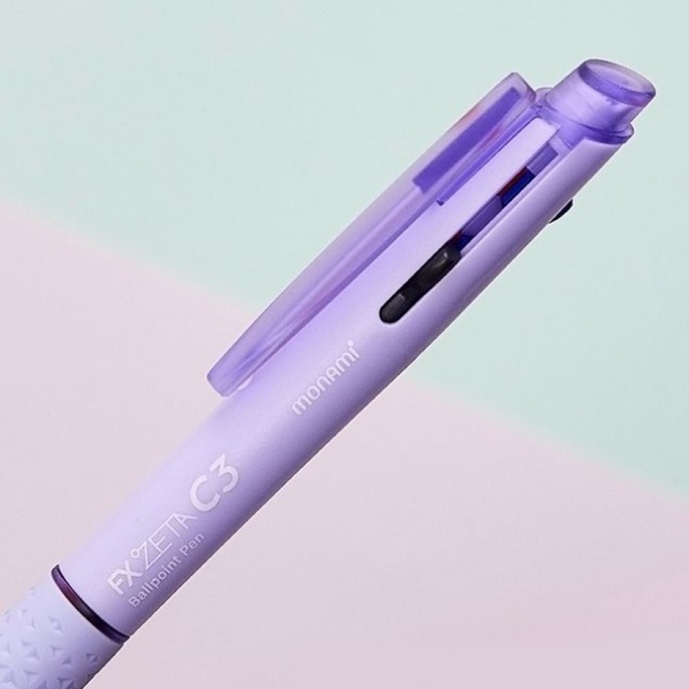 MONAMI FX ZETA C3 MULTIFUNCTION BALL PEN 0.5MM PURE VIOLET