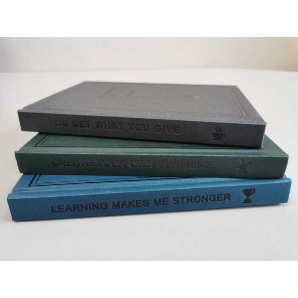 ECOMAZ Hard Cover Note Book A5 Plain NB2005P 80sheets 100g (Random Colour)