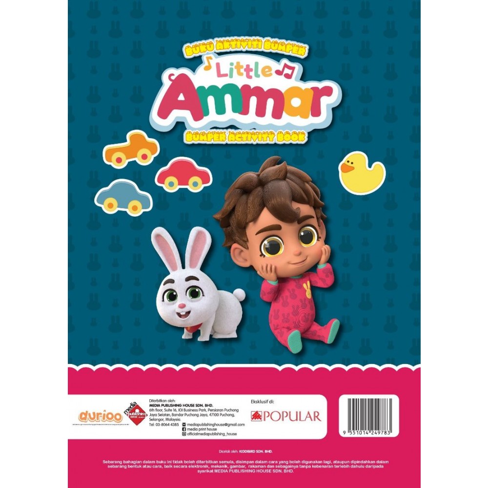 BUKU AKTIVITI BUMPER LITTLE AMMAR (EKSKLUSIF DI POPULAR)