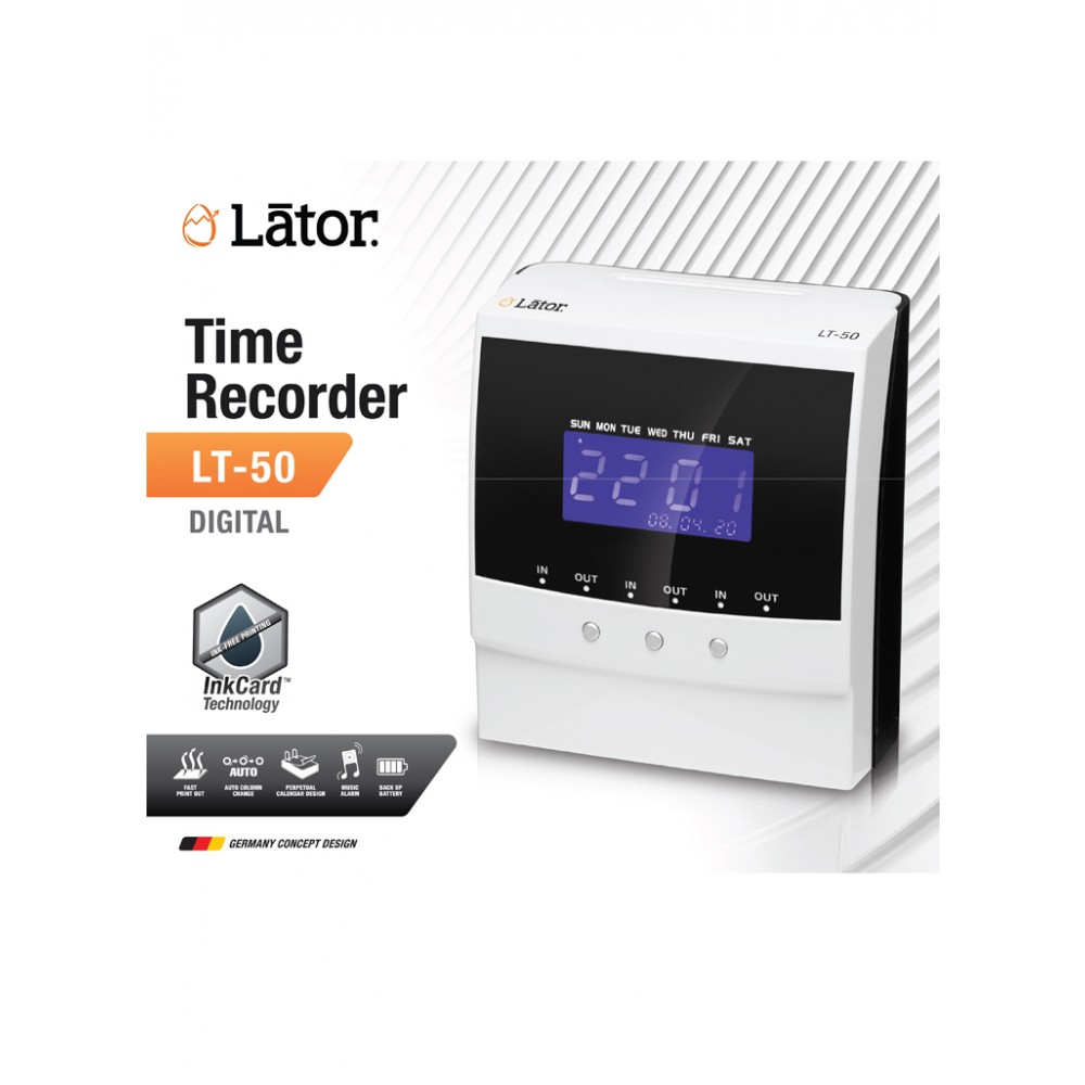 LATOR TIME RECORDER LT-50 DIGITAL