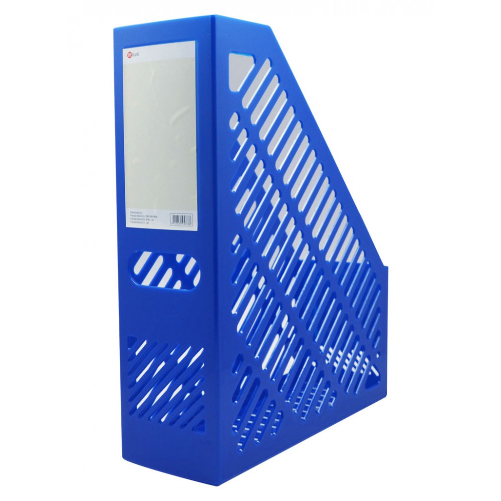 POP BAZIC PP MAGAZINE HOLDER 3" BLUE