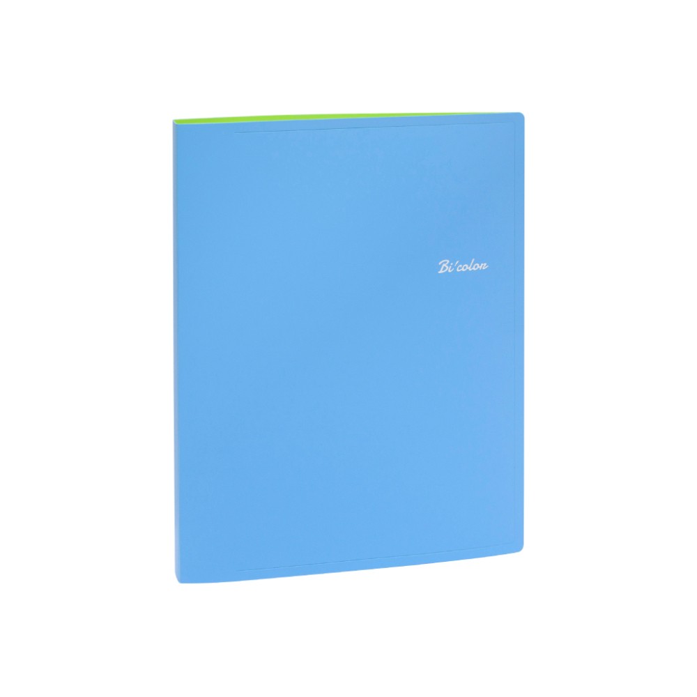 POP BAZIC CLEAR BOOK A4 20 POCKETS-BLUE