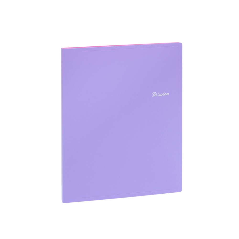 POP BAZIC CLEAR BOOK A4 20 POCKETS-PURPLE