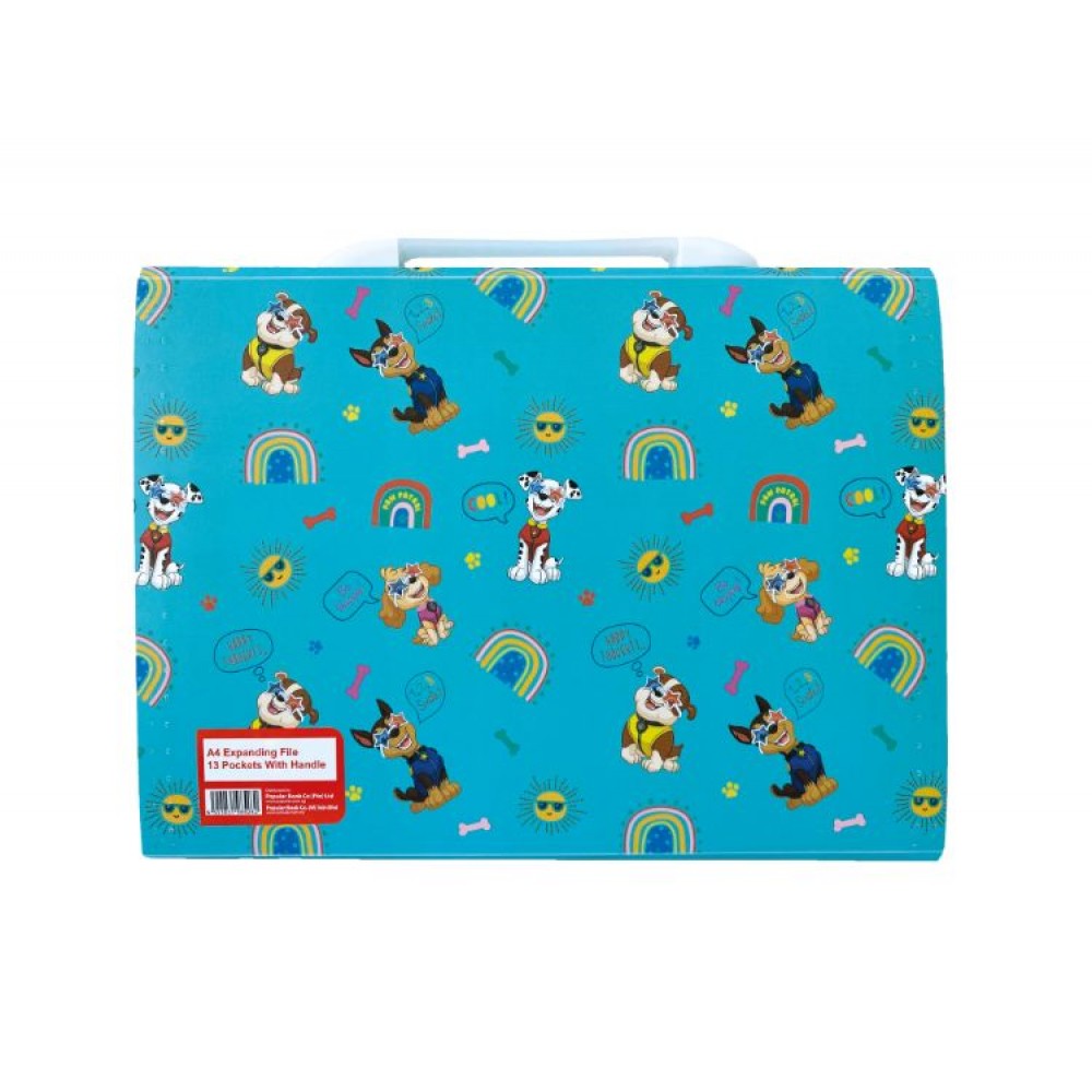PAW PATROL EXPANDING FILE A4 13 POCKETS EXP3