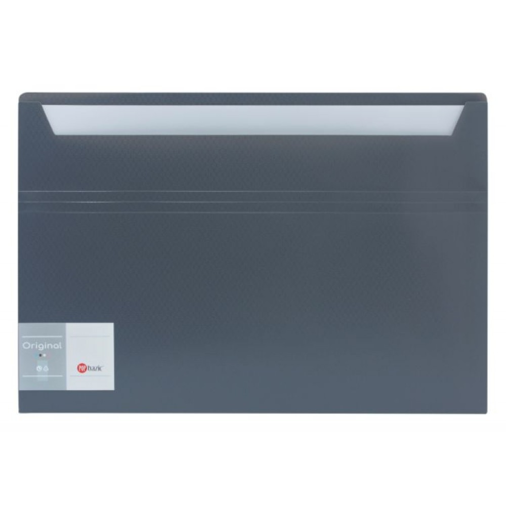 POP BAZIC ORIGINAL SERIES 2 POCKETS DOCUMENT FOLDER A4-GREY