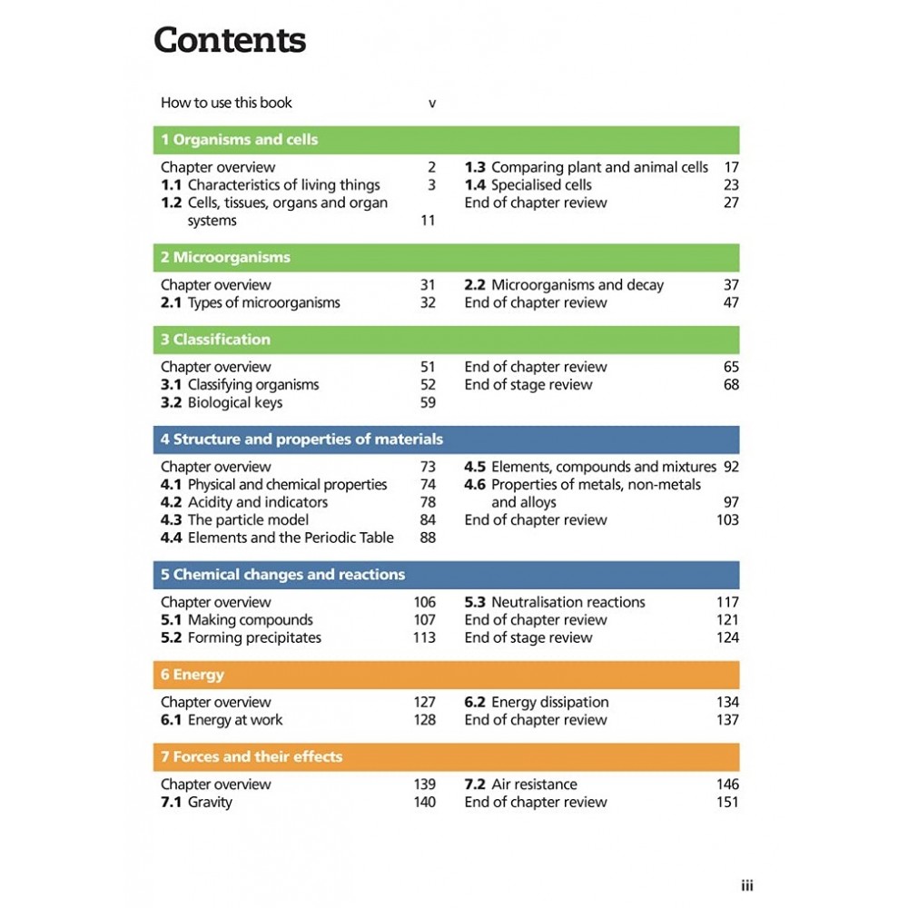 Stage 7 Cambridge Lower Secondary Science Student's Book
