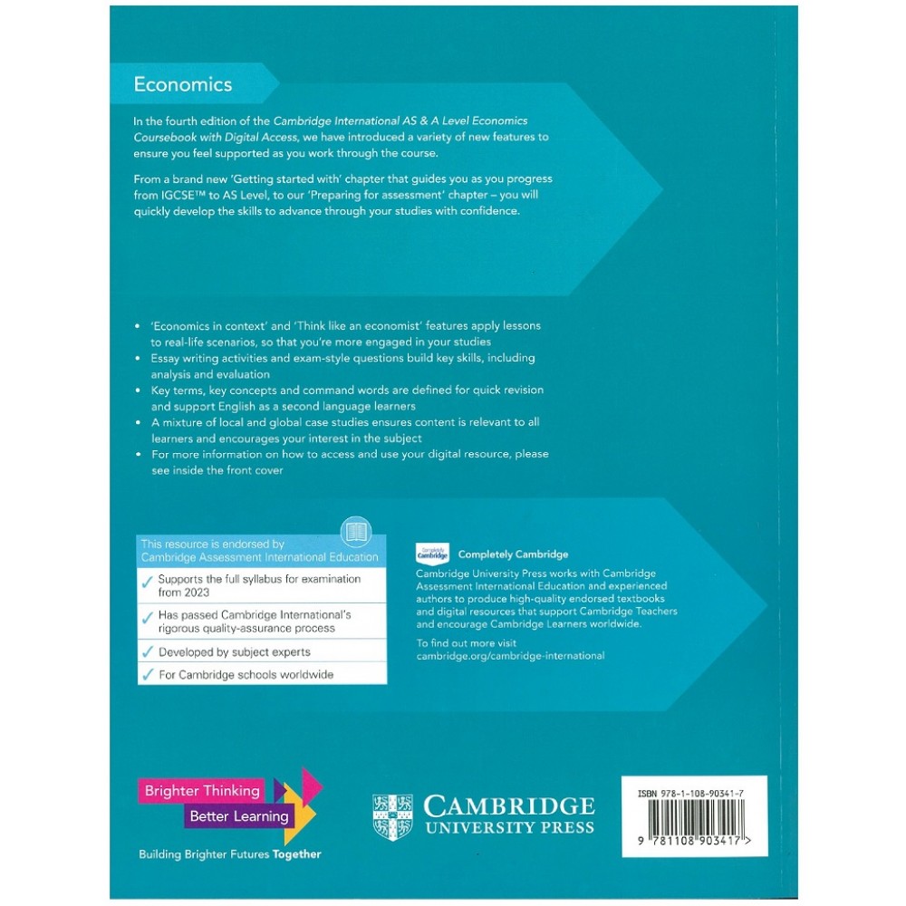 Cambridge International AS & A Level Economics Coursebook with Digital ...