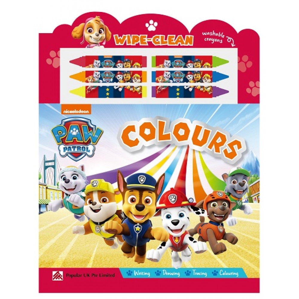 PAW Patrol Wipe Clean: Colours