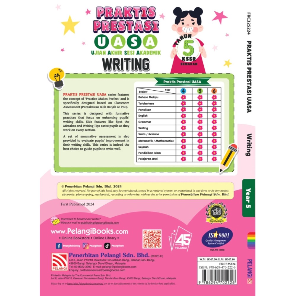 TAHUN 5 PRAKTIS PRESTASI UASA WRITING