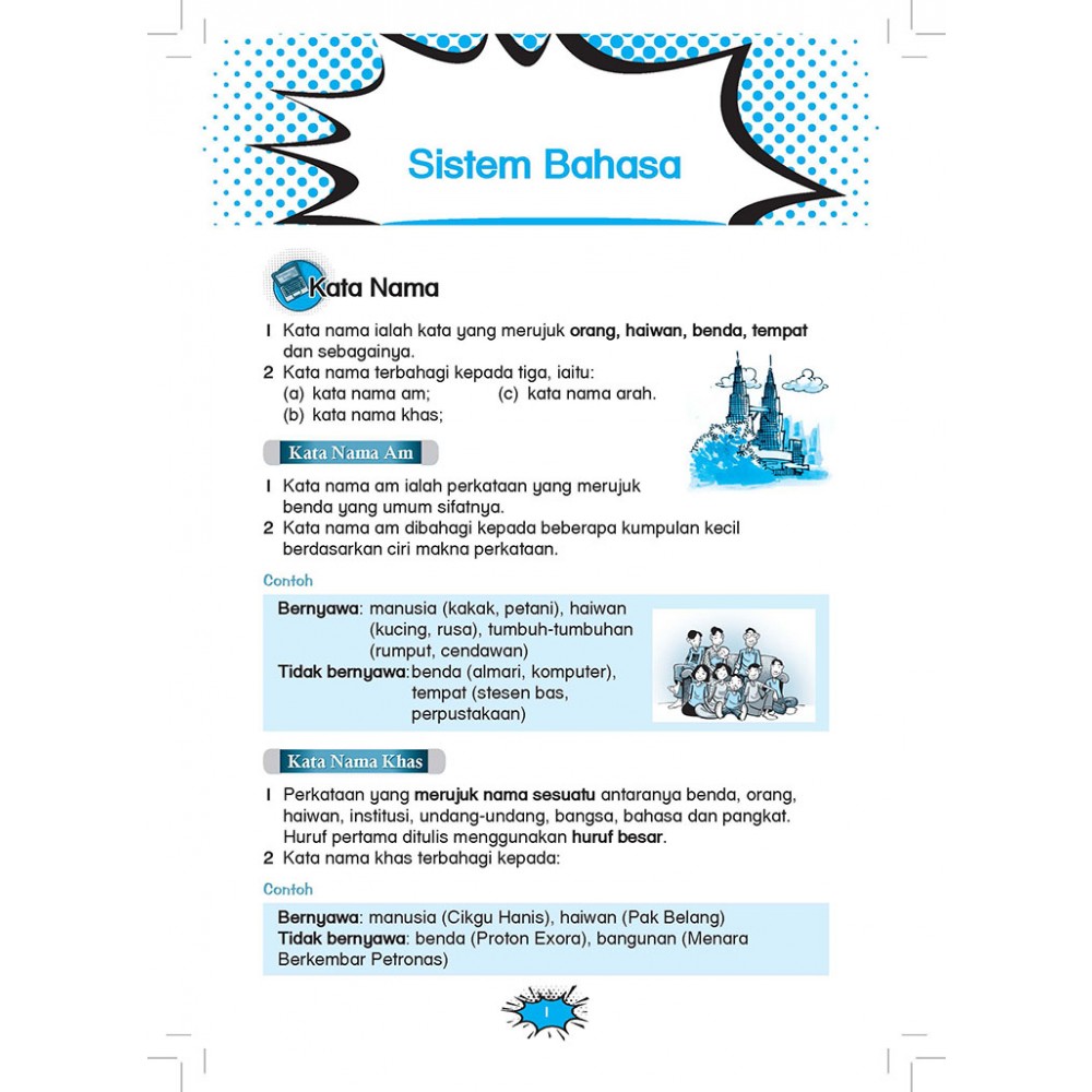 BIJAK BAHASA: SISTEM BAHASA, KATA BANYAK MAKNA DAN KATA HAMPIR SAMA MAKNA KSSR