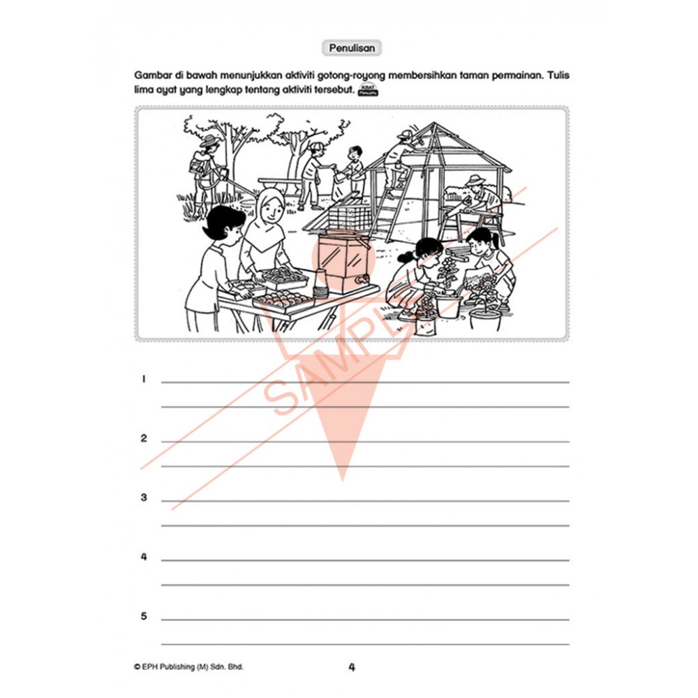 四年级单元练习国文 (Primary 4 Siri Topikal EPH Bahasa Melayu) - SJKC Primary 4 - Primary SJK - Revision Books
