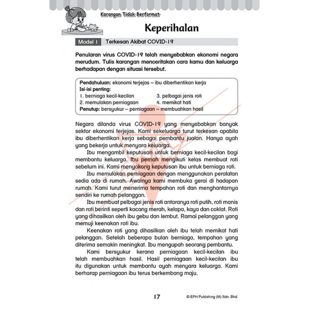 Karangan Bahasa Melayu Tahun 5 Latihan Karangan Bm Tahun 5 Worksheet