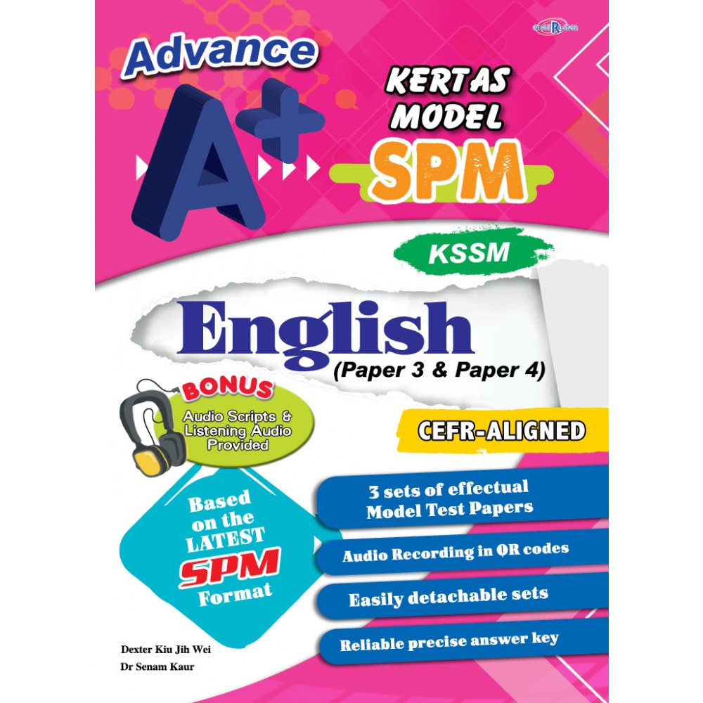 SPM Advance A+ Kertas Model English (Paper 3 & 4)