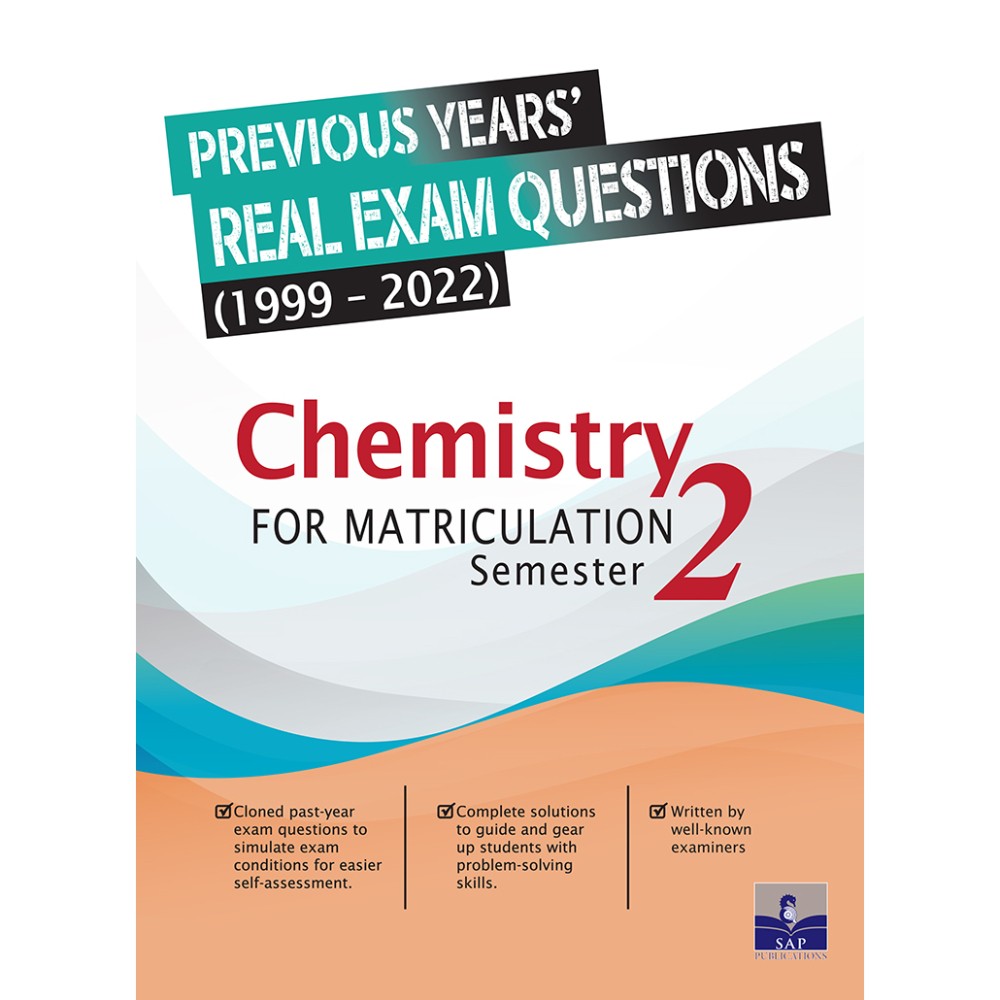Semester 2 Previous Years' Real Exam Questions (1999-2022) Chemistry ...