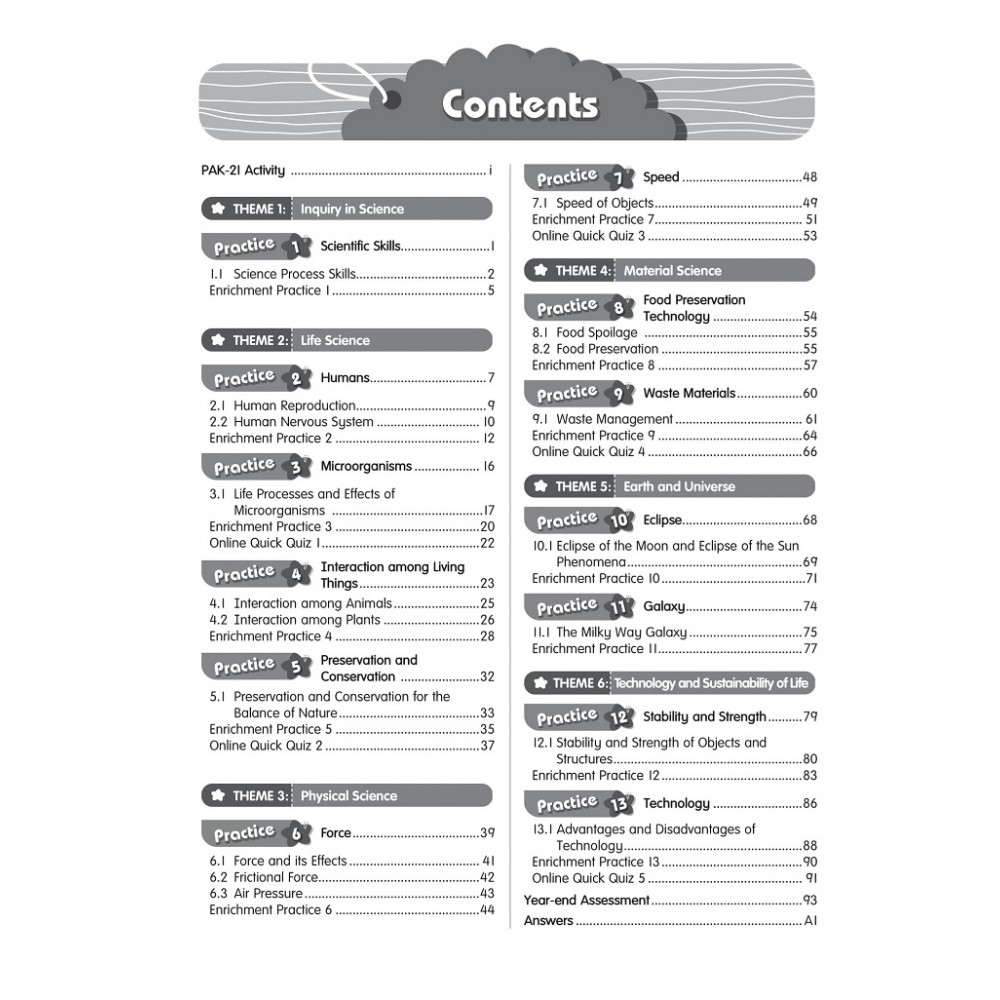 六年级预备,起!科学