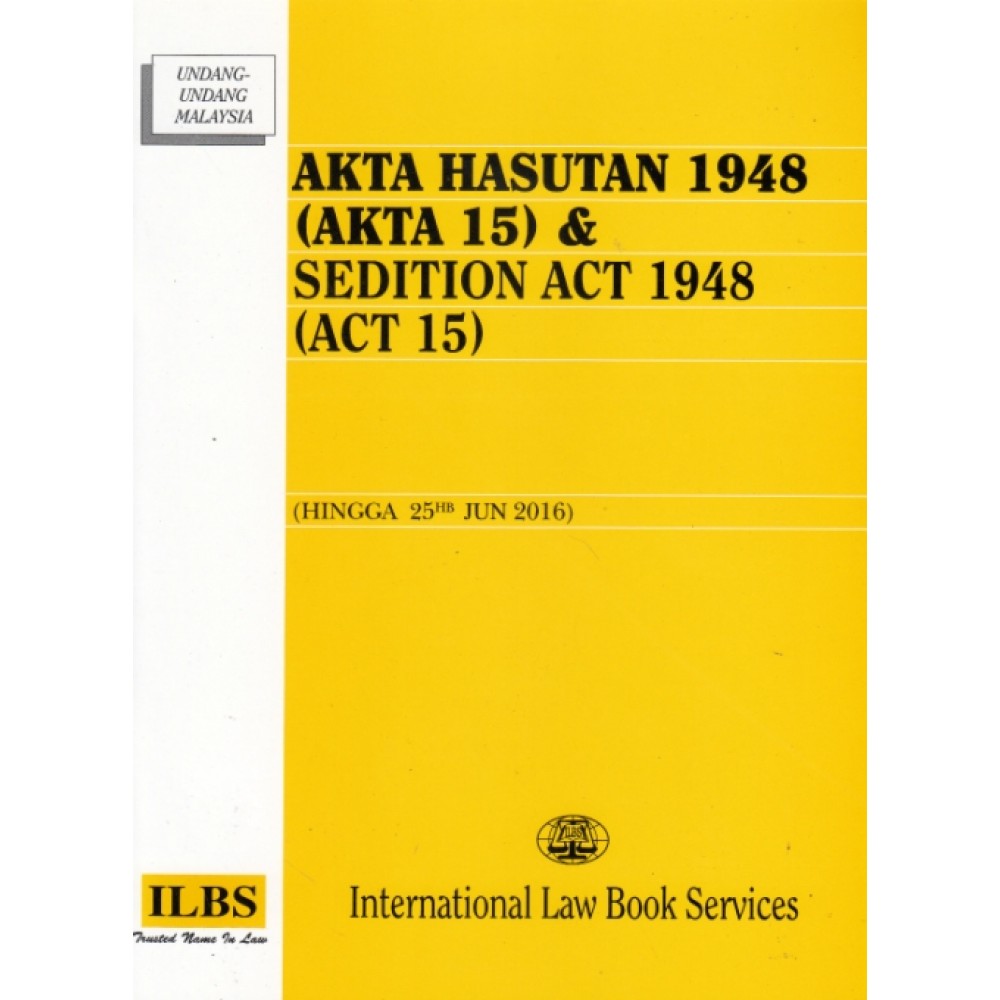AKTA HASUTAN 1948 (AKTA 15)