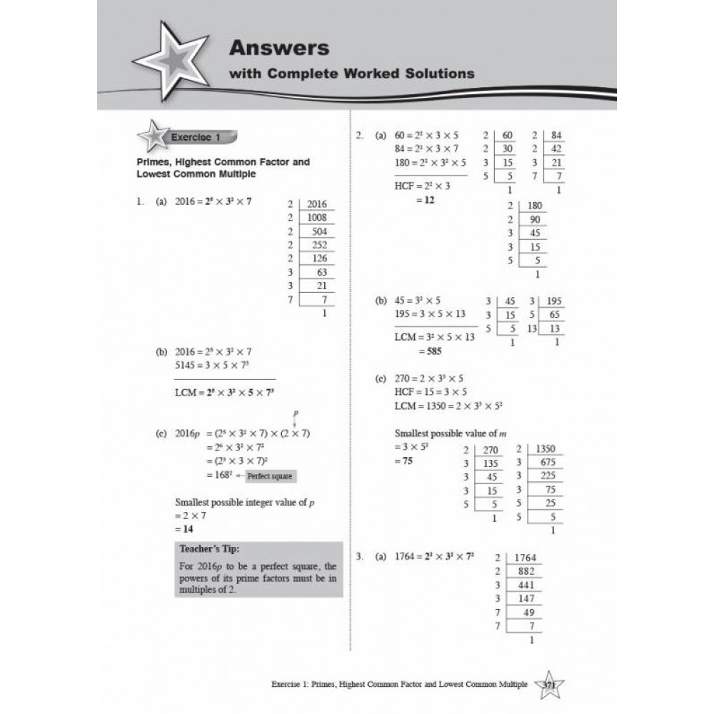 Secondary 1 Mathematics Skills Booster