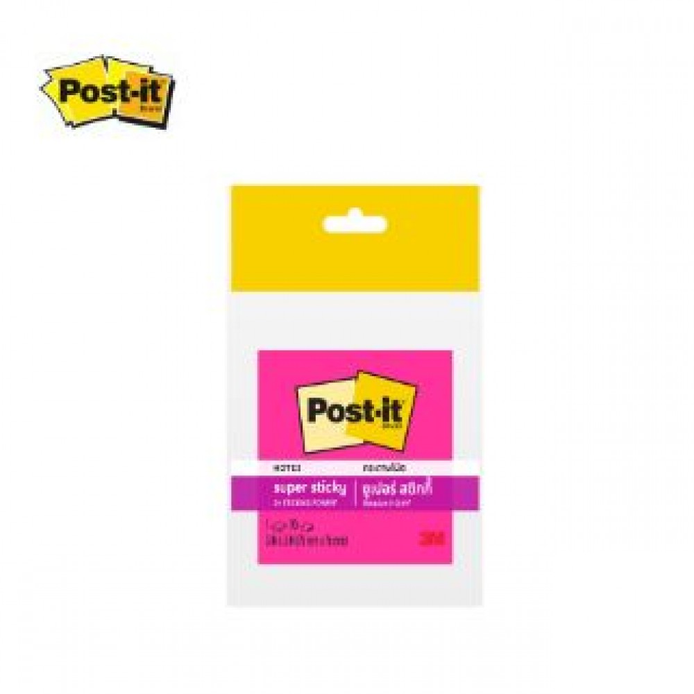 3M POST-IT SUPER STICKY 3X3" 90'S 654-1SSEB ELECTRIC Blue