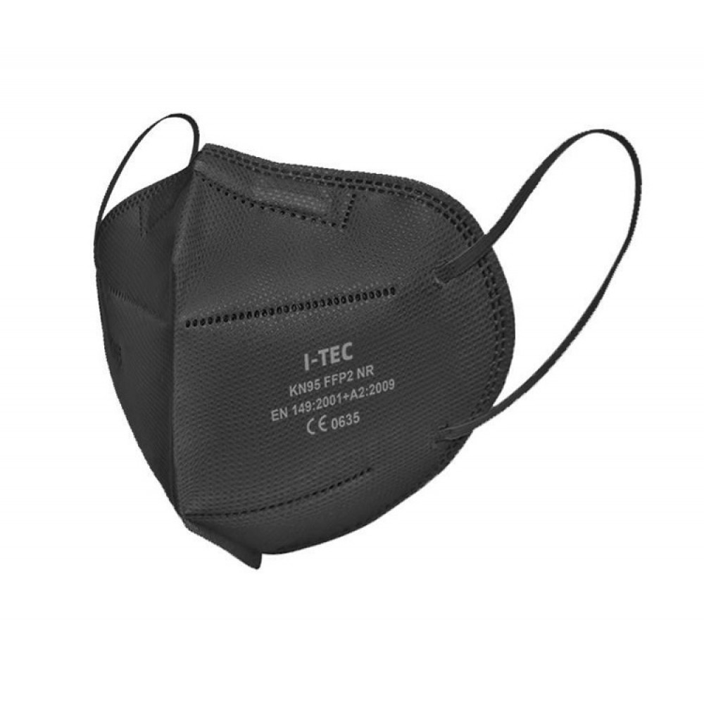 I-TEC KN95 FFP2 MEDICAL MASK 20'S (BLACK)