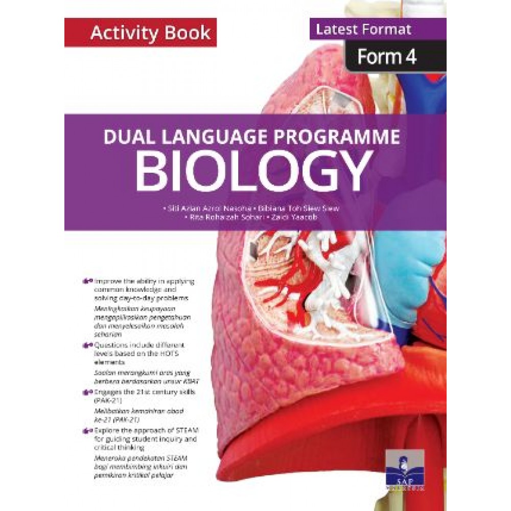 TINGKATAN 4 DUAL LANGUAGE PROGRAMME BIOLOGY ACTIVITY BOOK
